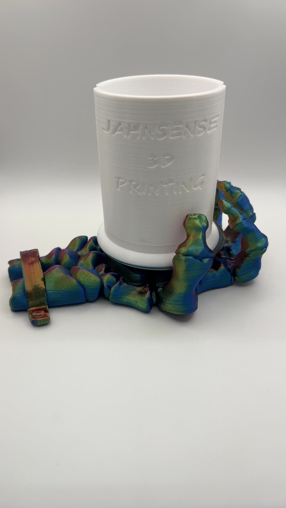 3d Printed Grabbing Skeleton Hand Coaster – Jahnsense 3D Printing